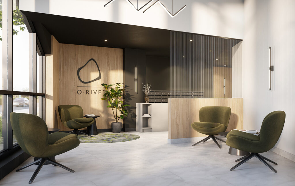 Common spaces - O-RIVE - Housing for rent in East Montreal